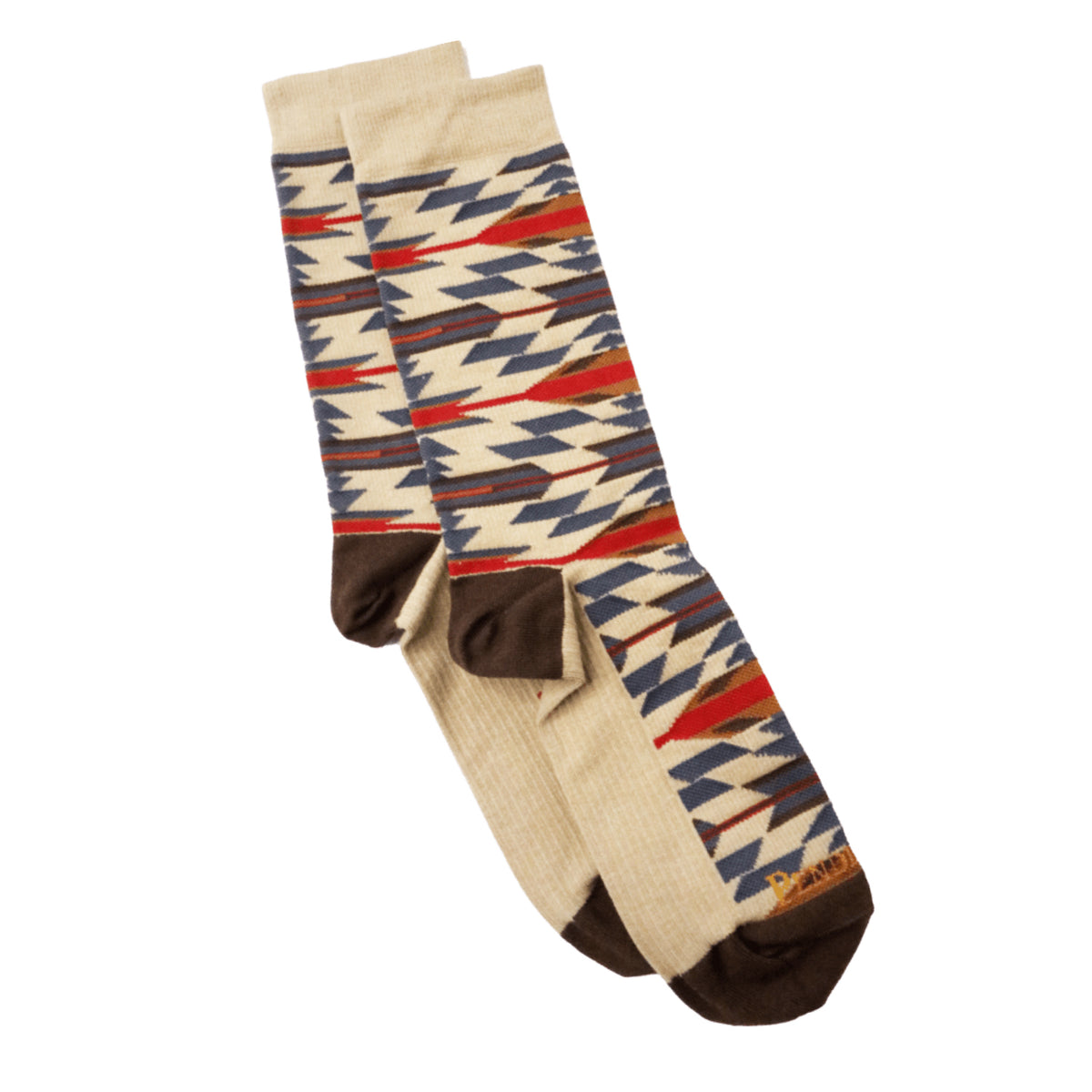 Wyeth Trail Beige Crew Socks – Native Co. Gallery, LLC