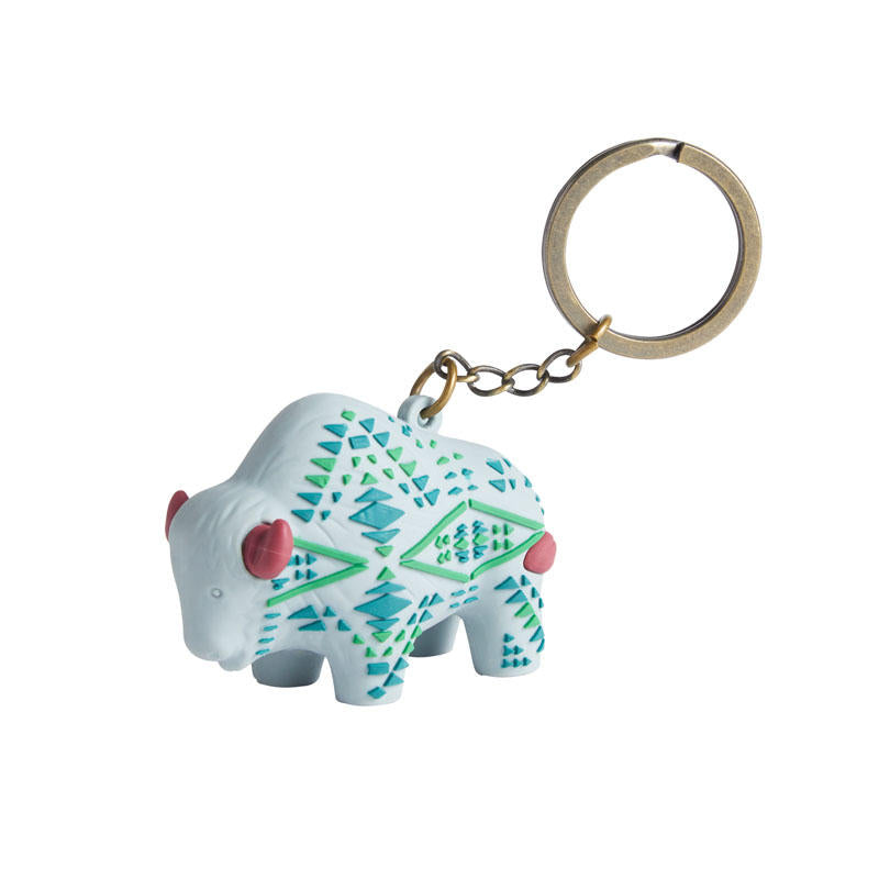 Buffalo Keychain - Sawtooth Mountain – Native Co. Gallery, LLC
